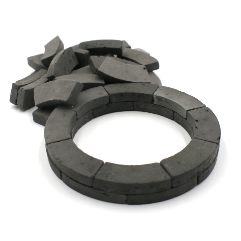 Miniature Clay Bricks - Curved / Rounded