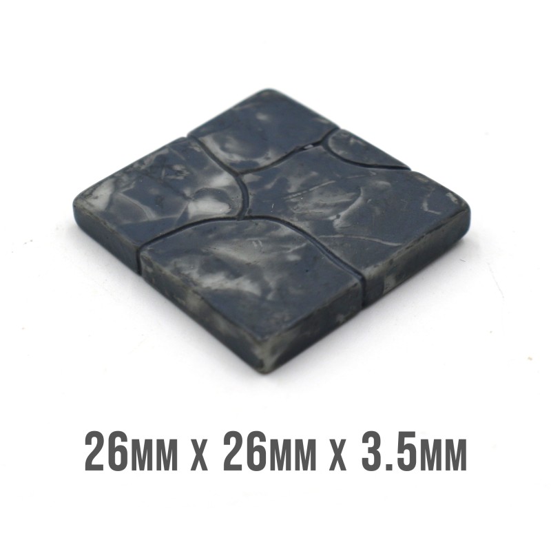 Miniature Slate Tiles for Models and Dioramas