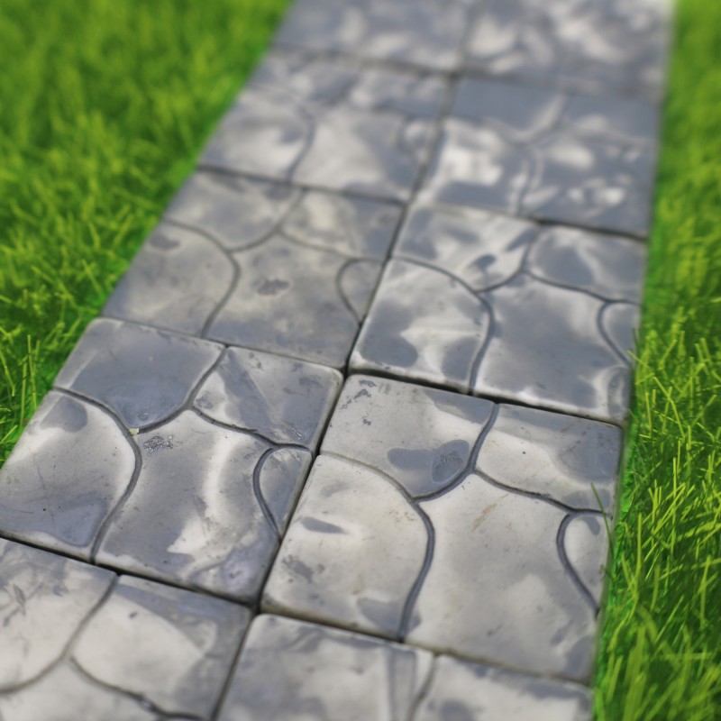 Miniature Slate Tiles for Models and Dioramas